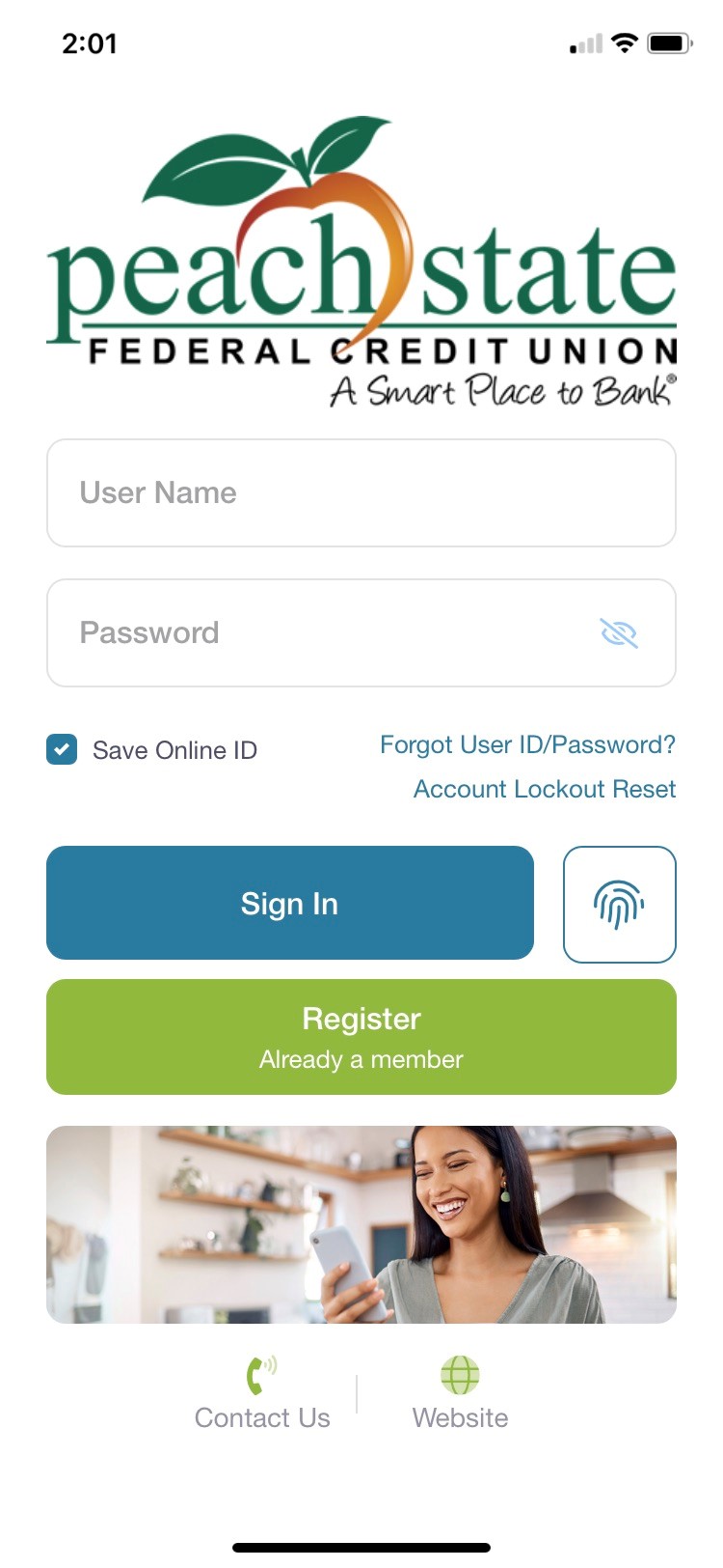 Mobile Banking with Mobile Check Deposit